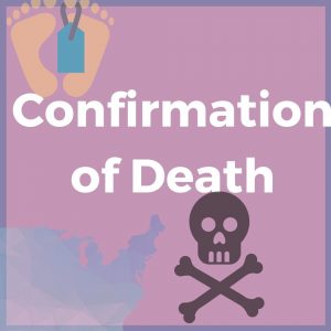 Confirmation of Death - Verrolyne Training